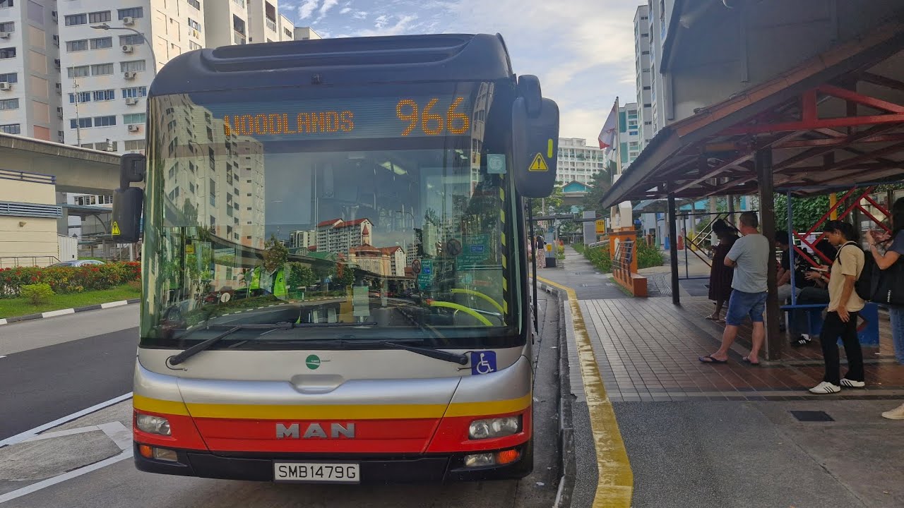 Tower Transit Bus Service 966 Man NL323F A22 Euro V Batch 3 SMB1479G ...