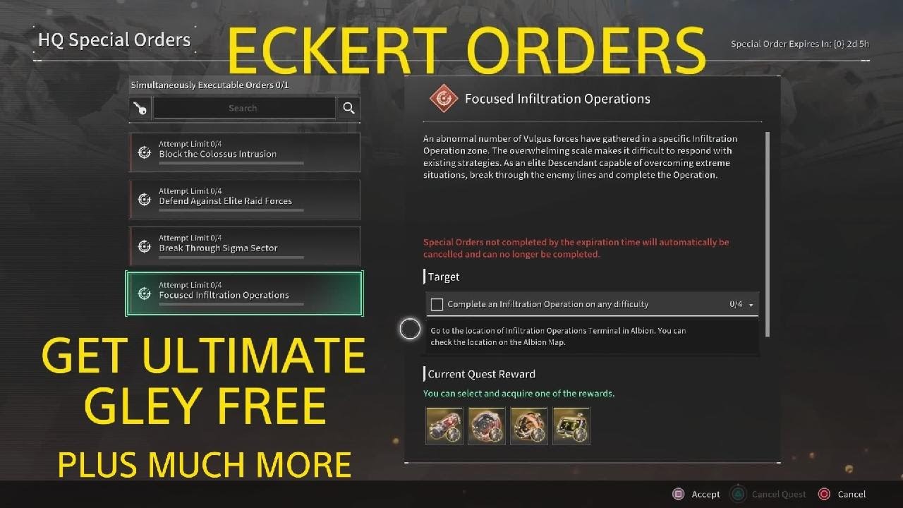ECKERT ORDERS, GET ULTIMATE GLEY! DON'T MISS OUT! - The First ...