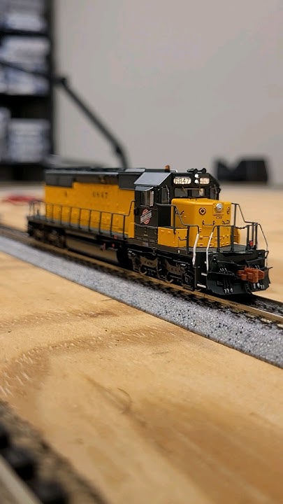 Rivet Counter N Scale CNW SD40-2 - YouTube