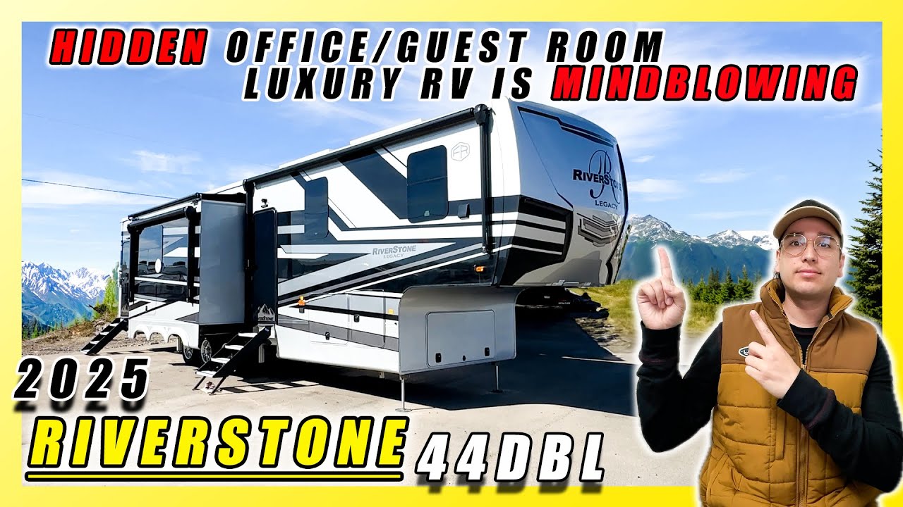 2025 RIVERSTONE 44DBL THIS LUXURY FIFTH WHEEL IS JUST CRAZY!..IT'S ...
