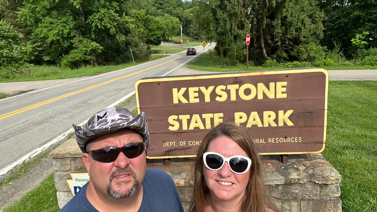 Keystone State Park (Site and Campground Tour) Pa - YouTube