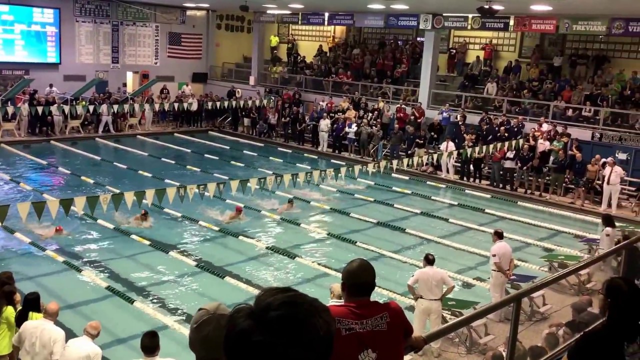 Charlie Scheinfeld 100 Breast State Champion 54.63 - YouTube