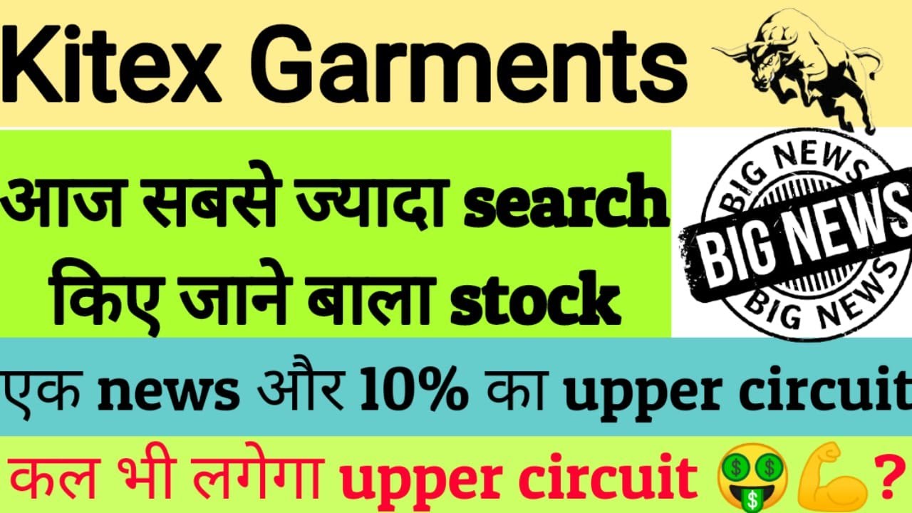 kitex garments latest news । kitex garments share । kitex share news ...