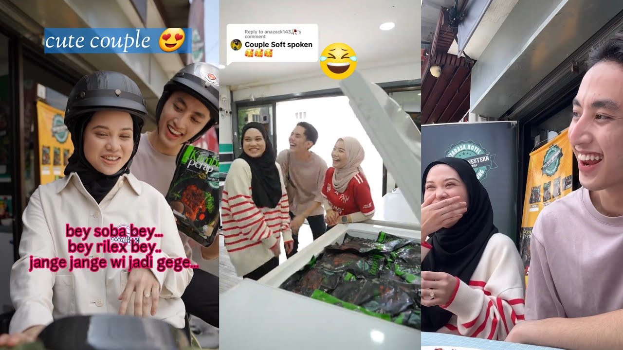 Gelagat Lucu Aslam & Misya,Comel Betul Pasangan ni Ketawa Bersama🥰 ...