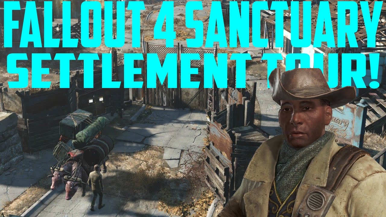 FALLOUT 4 SANCTUARY SETTLEMENT TOUR 2021!!! - YouTube