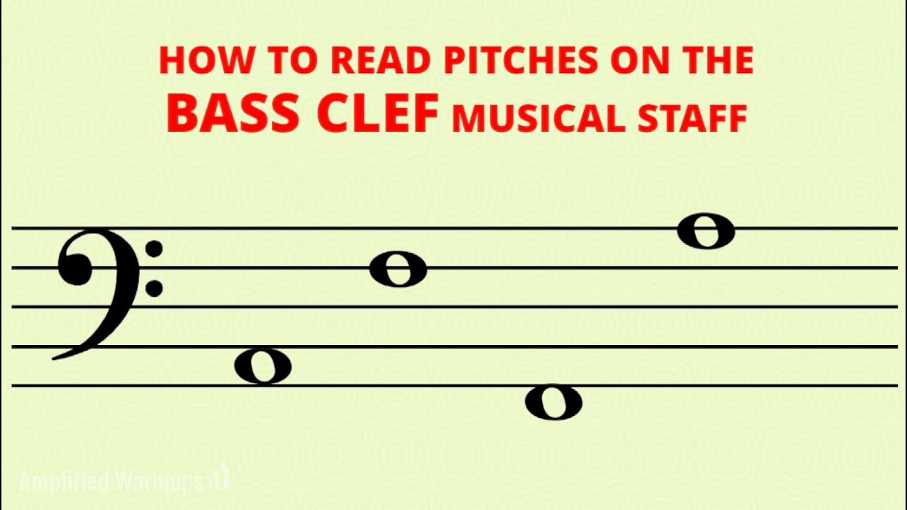 Easy bass clef (memorize just one note) - YouTube