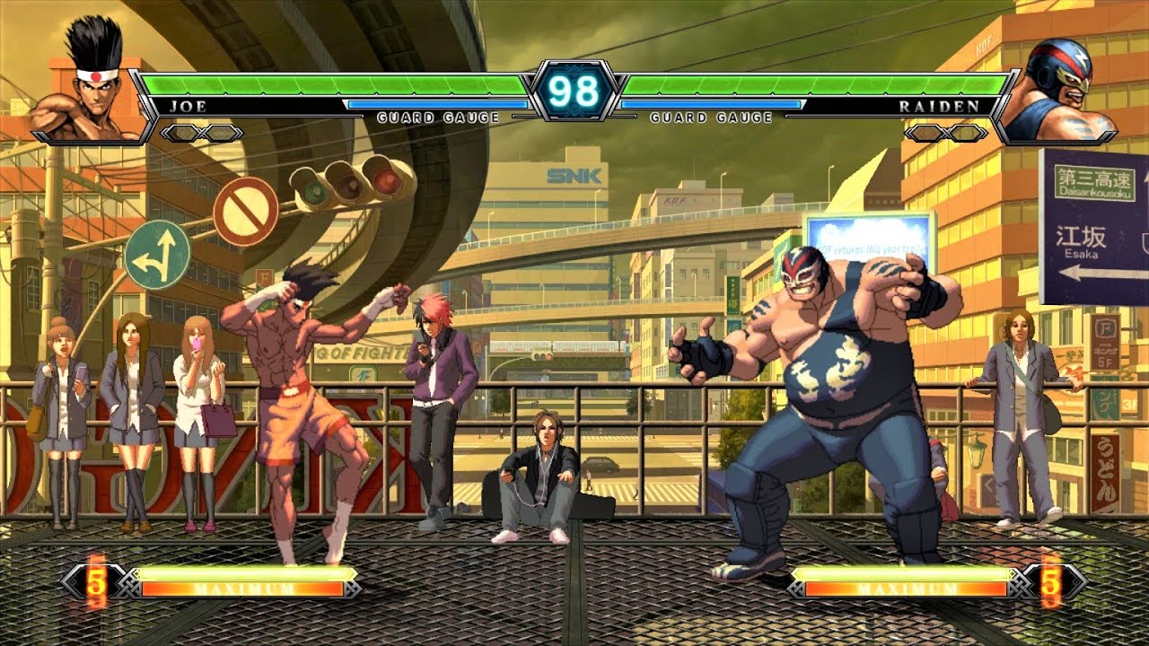 Joe Higashi vs Raiden (Hardest AI) - KOF XIII - YouTube