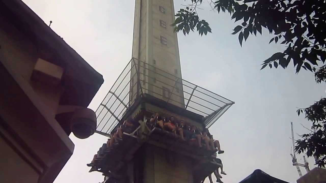 BUNGEE DROP @ LOTTE WORLD - MAGIC ISLAND, SEOUL, SOUTH KOREA - YouTube