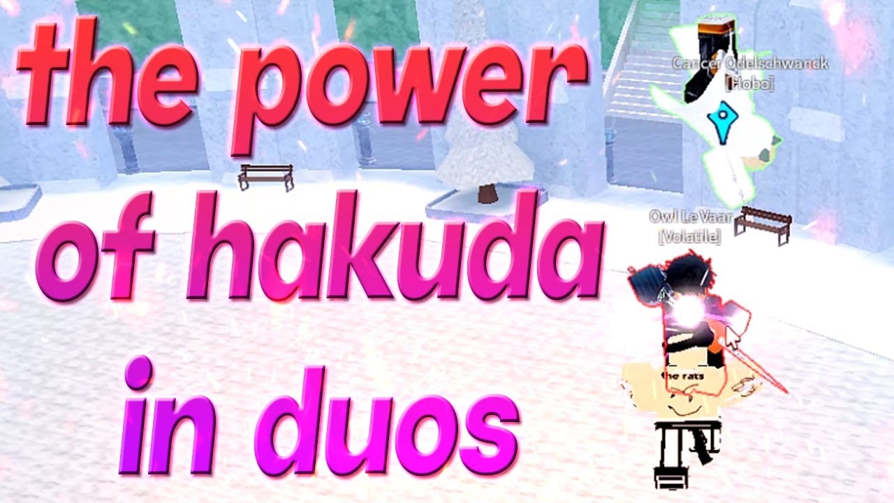 the power of hakuda in 2v2s.. | TYPE SOUL - YouTube