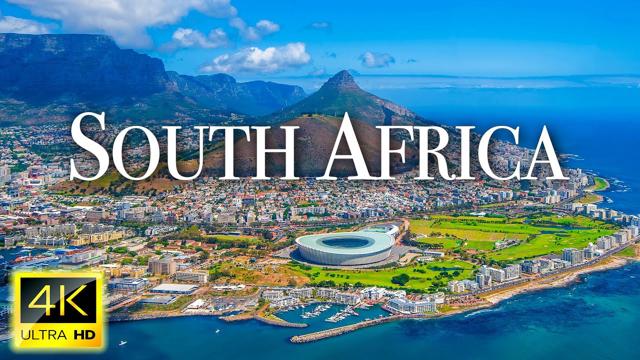 FLYING OVER SOUTH AFRICA (4K Video UHD) - Relaxing Music With Stunning ...