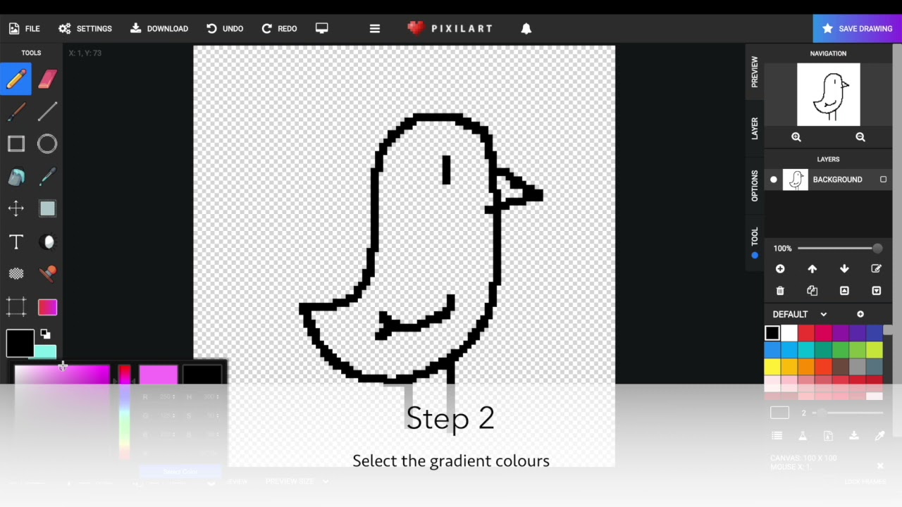 How To Bucket Fill With A Gradient In Pixilart YouTube How To Bucket Fill With A Gradient In Pixilart YouTube
