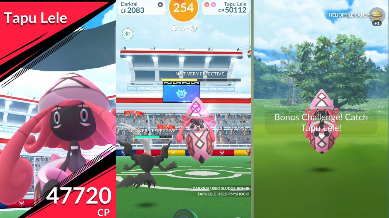 TAPU LELE RAID BATTLE IN POKÉMON GO #pokemongo #gamming #pokeiv - YouTube