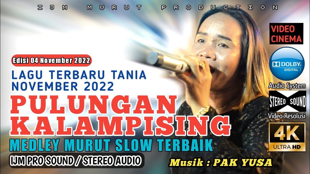 LAGU MURUT TERBARU NOVEMBER 2022 TANIA KATALANGAN / ACARA AMAKAN ...