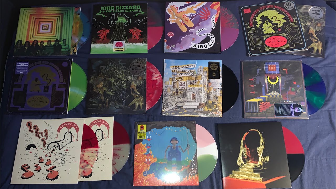 King Gizzard and the Lizard Wizard Vinyl Collection!!!! - YouTube