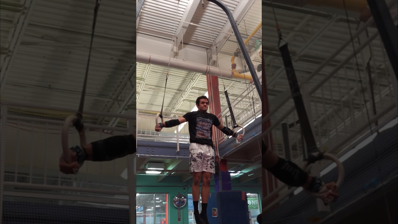 Gymnastics still rings work - YouTube