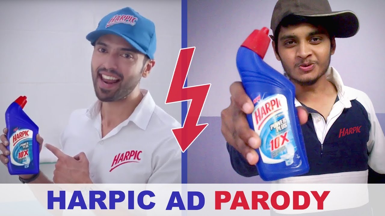 CHARACTOR | Harpic Ad Parody - YouTube