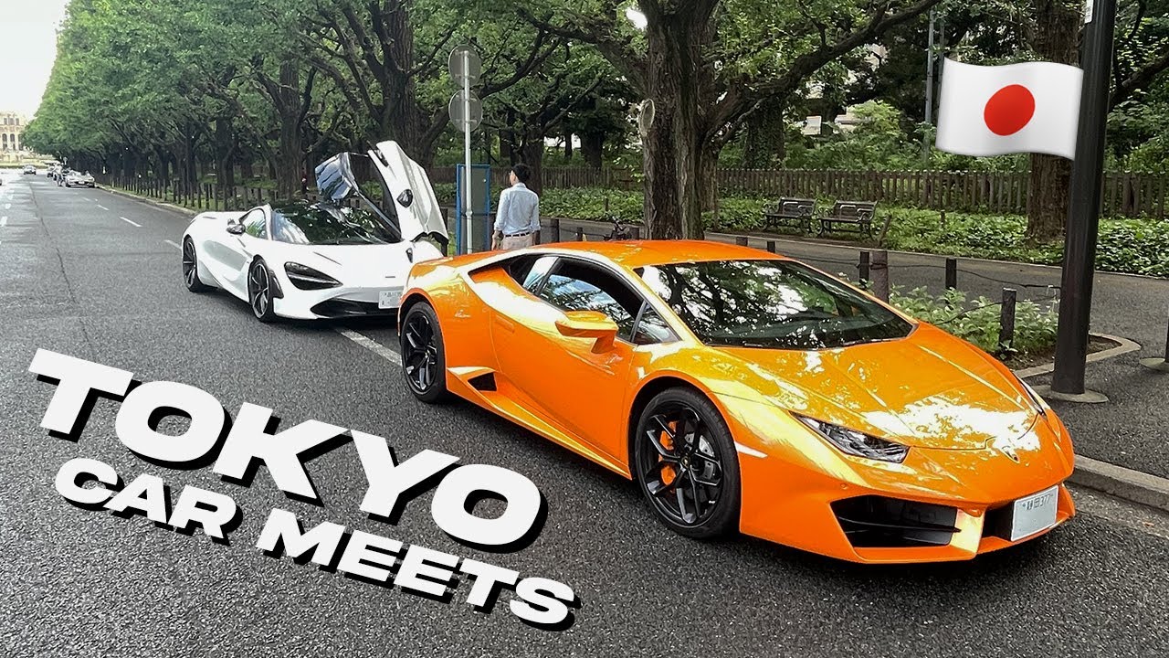 We Took SUPERCARS to JAPAN'S Classic Car Meet | Jingu Gaien Ginko ...
