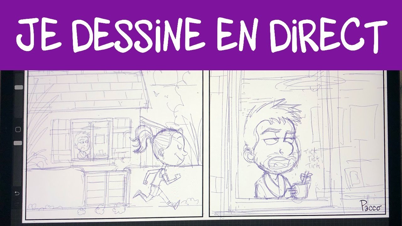 Je dessine en direct 13/05 - YouTube