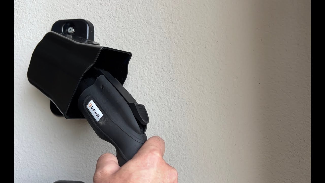 Enphase EV Charger Holster Best Practices - YouTube