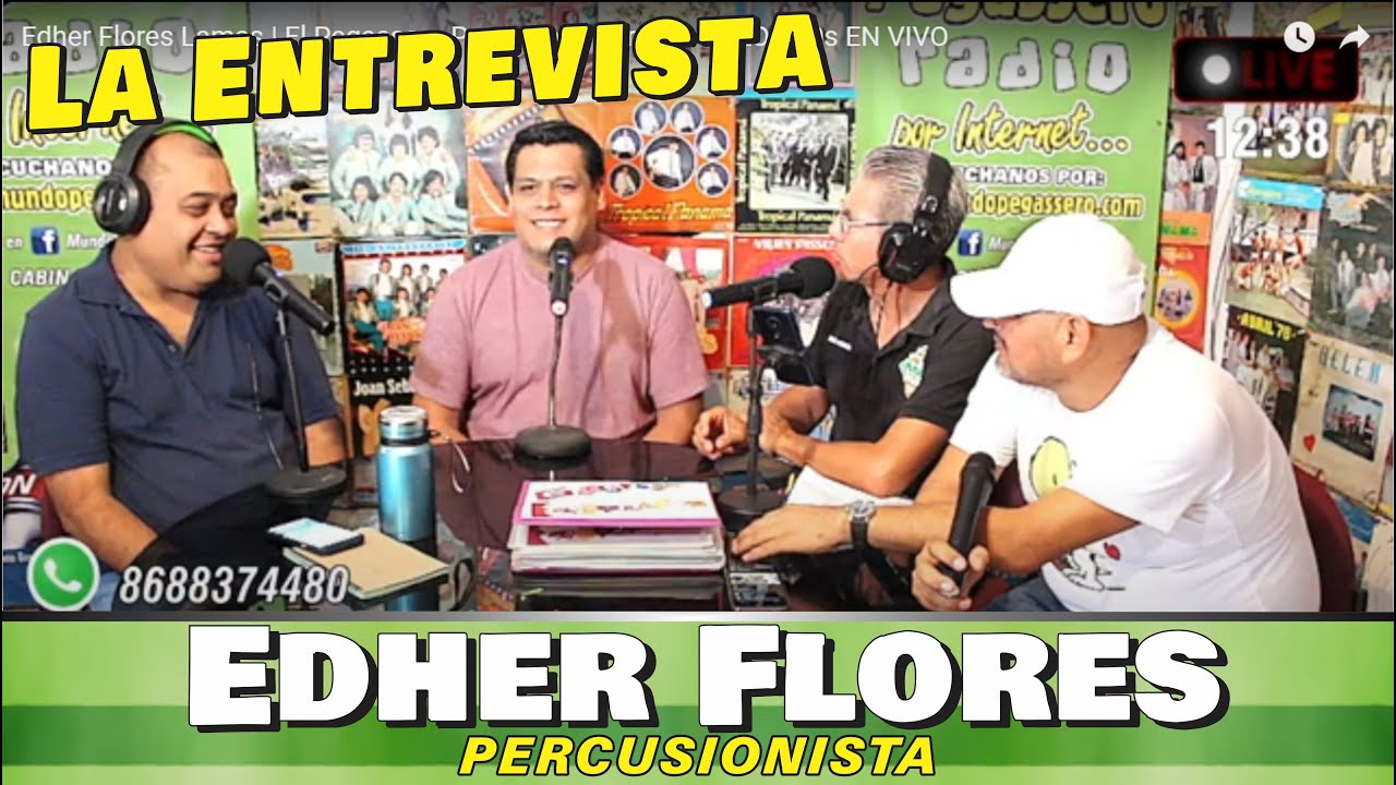 Edher Flores Lamas | El Pegassero Presenta . . . Programa LOS 90s EN VIVO - YouTube