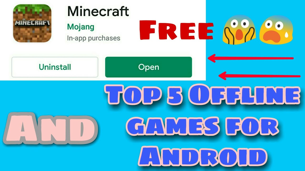 How to download Minecraft for free and Top 5 offline games for Android ...