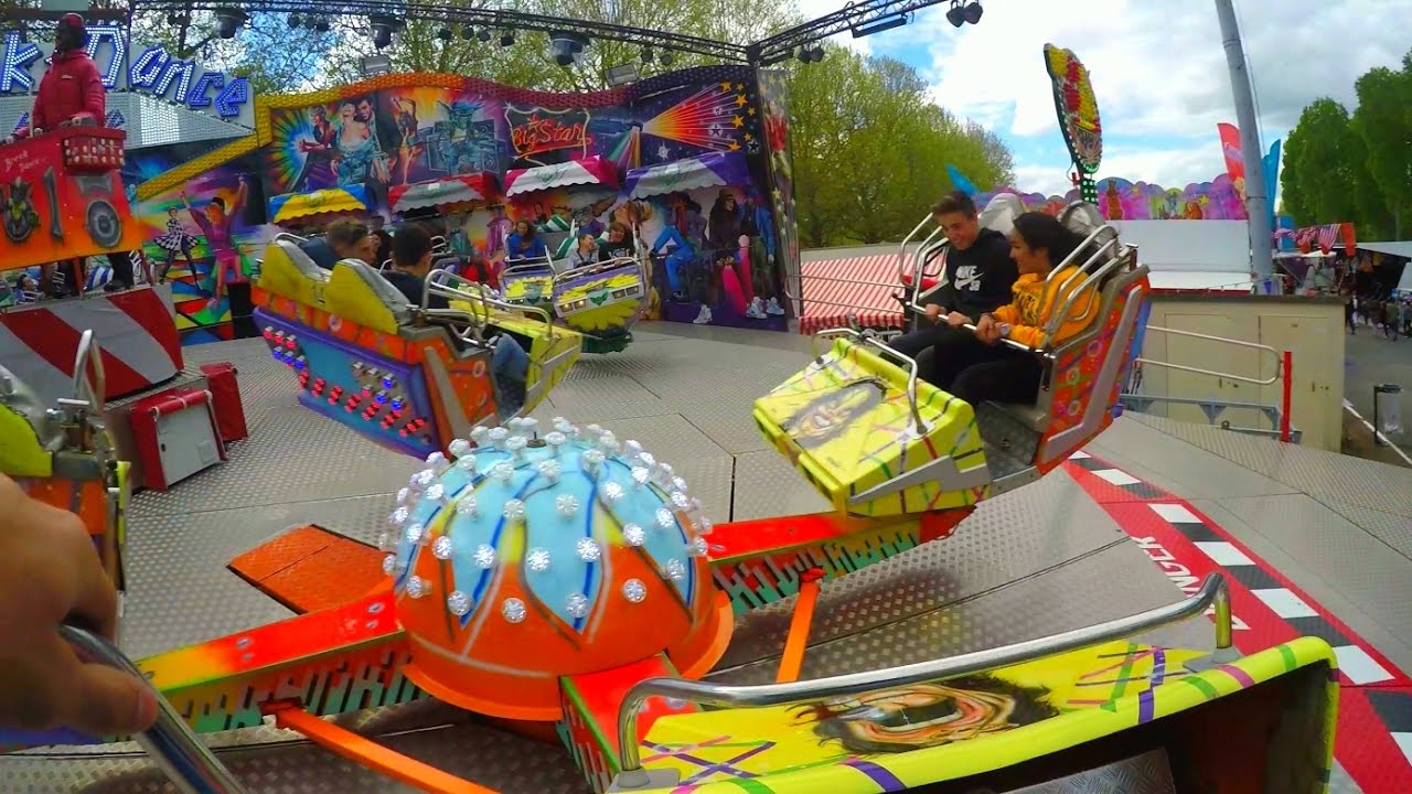 BREAK DANCE EXTREME On ride - Fête foraine Caen2017 - YouTube