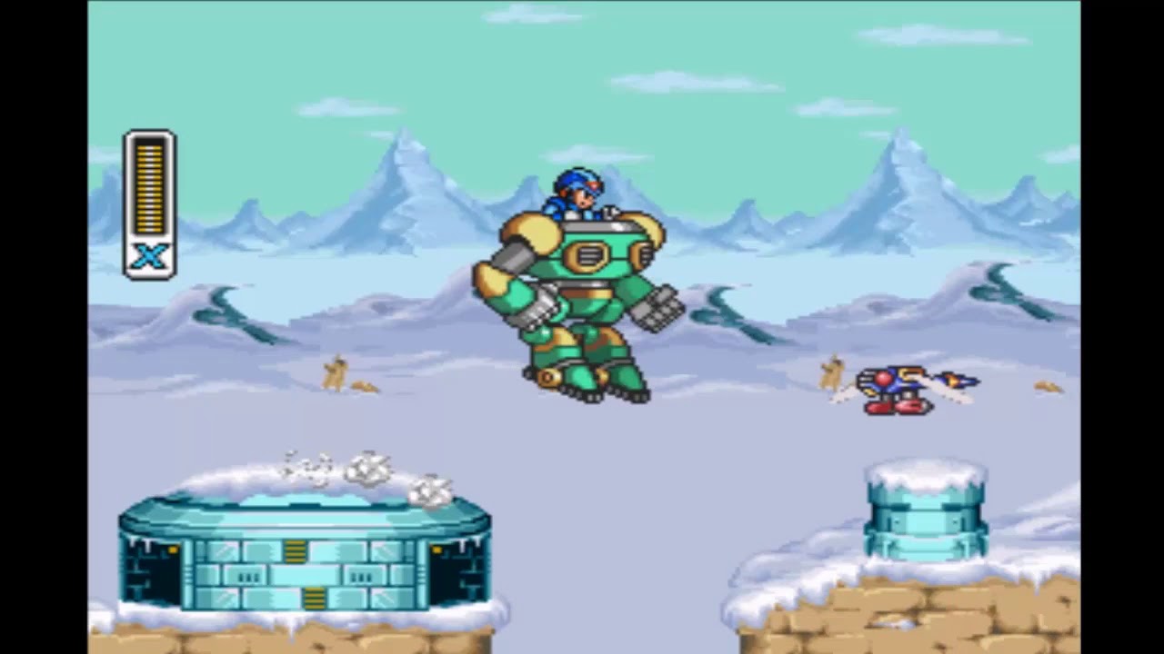 Megaman X - Chill Penguin + Legs Armor - YouTube