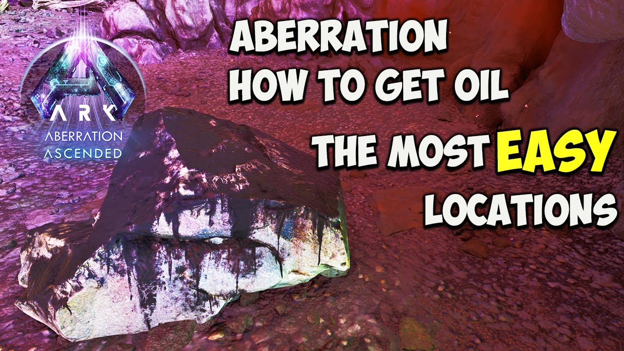 The BEST Oil Locations Aberration | ARK Survival Ascended - YouTube