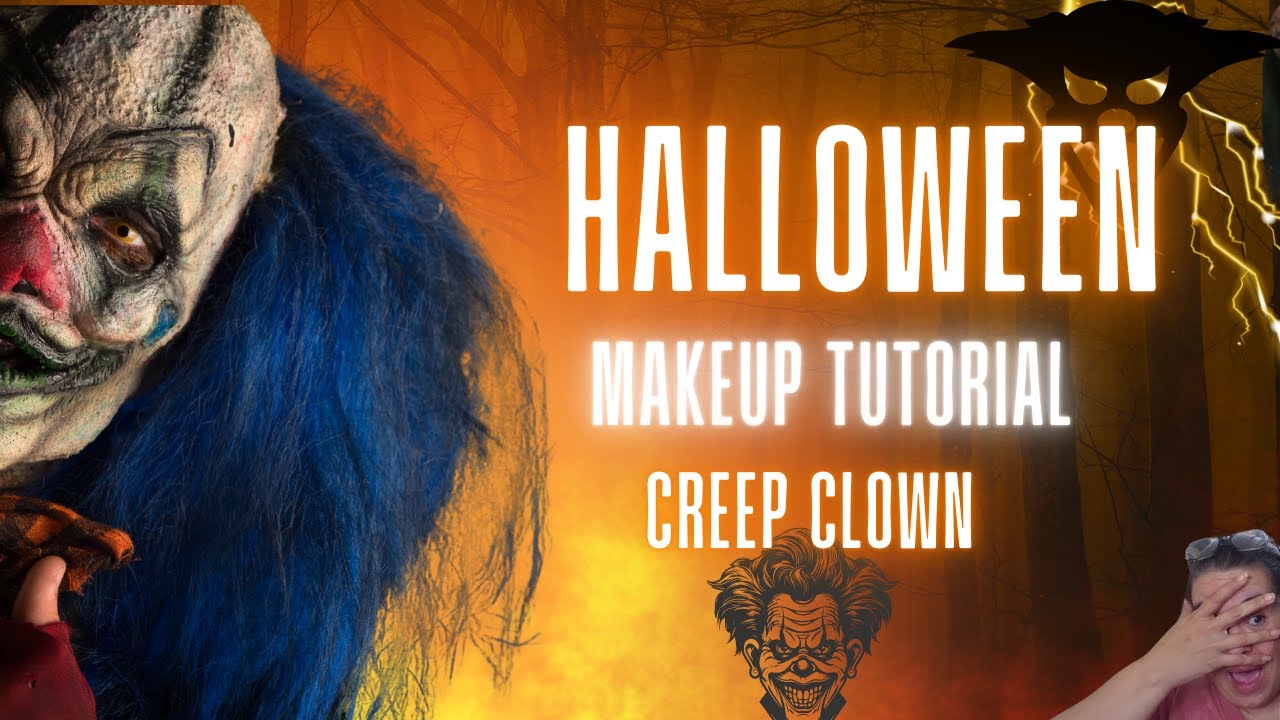 Creepy Clown Makeup Tutorial - YouTube
