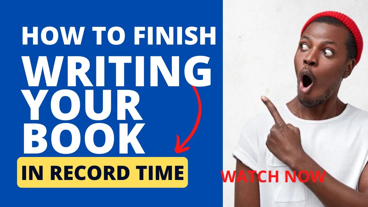 How to get your book written in record time - YouTube