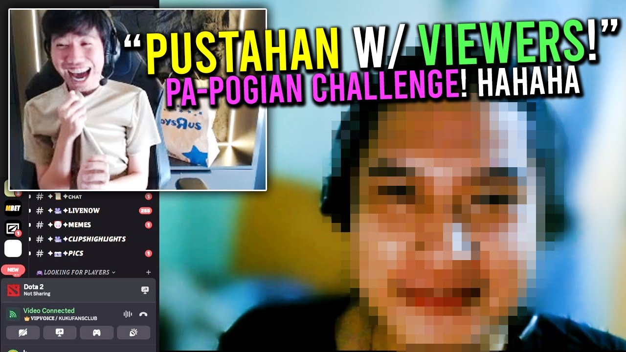 "PA-POGIAN CHALLENGE with KUKU!"🤣 - GINAWA PANG PUSTAHAN LAPTRIP!🤣 ...