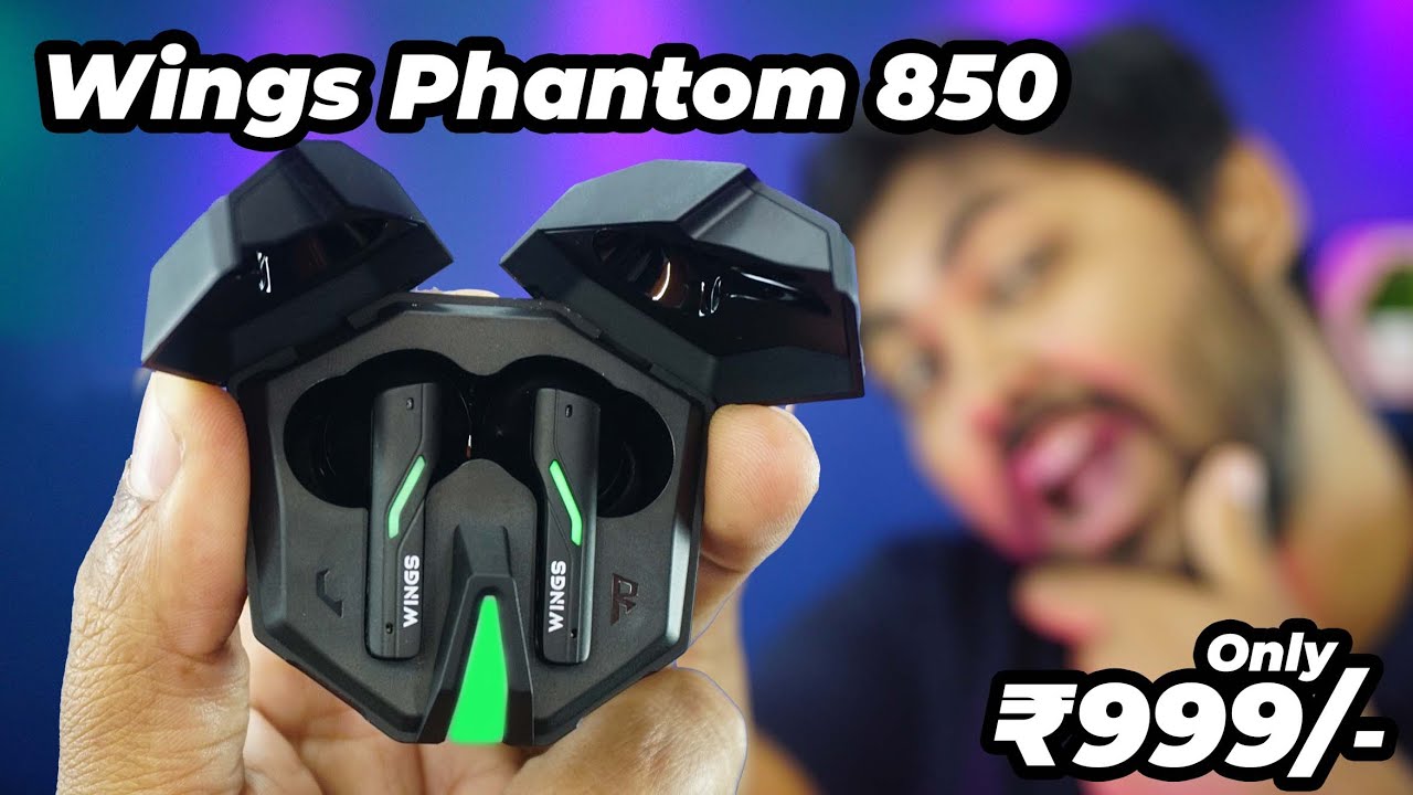 Wings Phantom 850 Cool Led Gaming Earbuds | Unboxing | Review - YouTube
