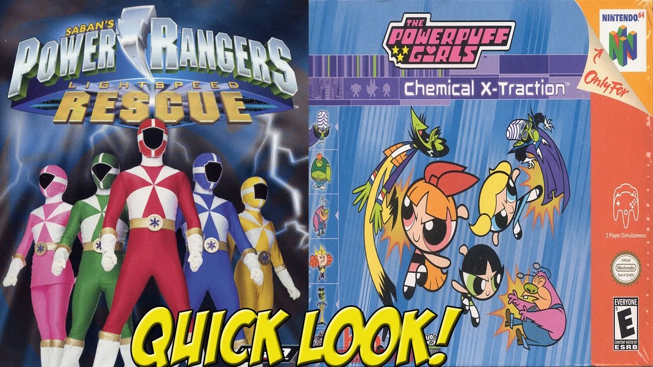 N64: Power Rangers: Lightspeed Rescue & Powerpuff Girls! Quick Look ...