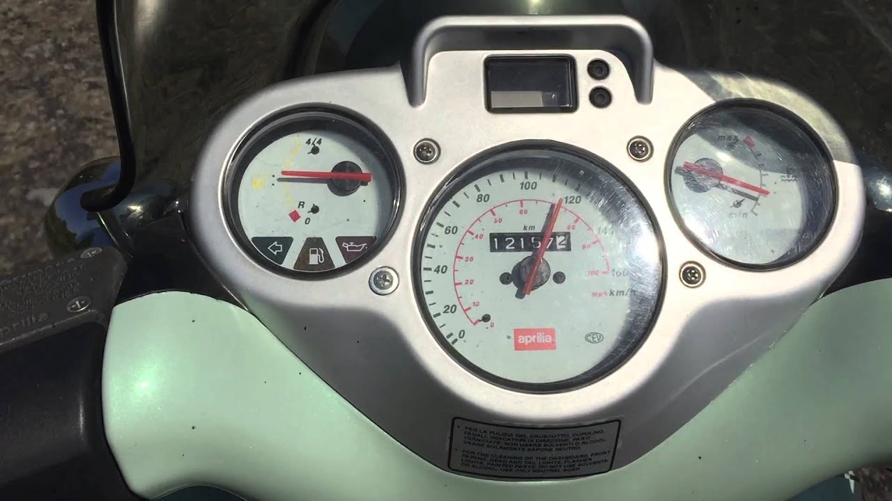 Aprilia Scarabeo 150 top speed - YouTube