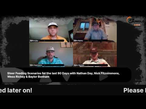 Sunglo Facebook Live 6-10-20: Feeding Steers with Nick Fitzsimmons ...
