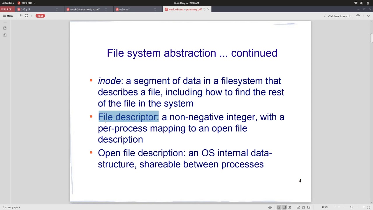 OS Week10 Intro to IO Programming - YouTube