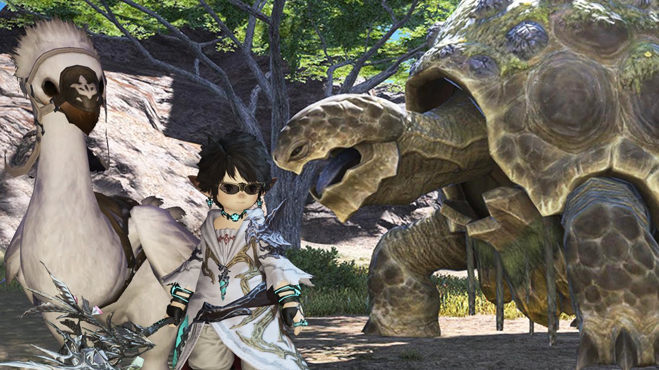 FFXIV: ARR Alpha Tortoise WHM Solo [Peisteskin Treasure Map] - YouTube