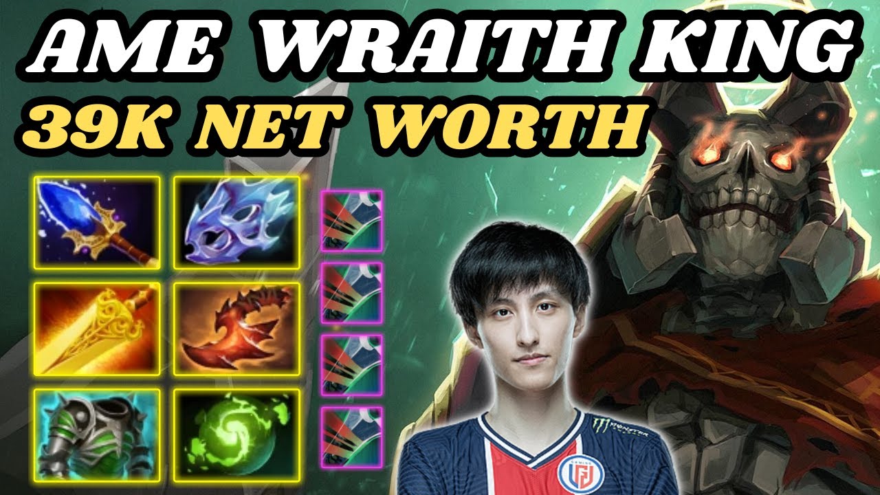 🔥 AME Wraith King Carry Highlights 7.34c 🔥 Immortal 5 - 39K Net Worth ...