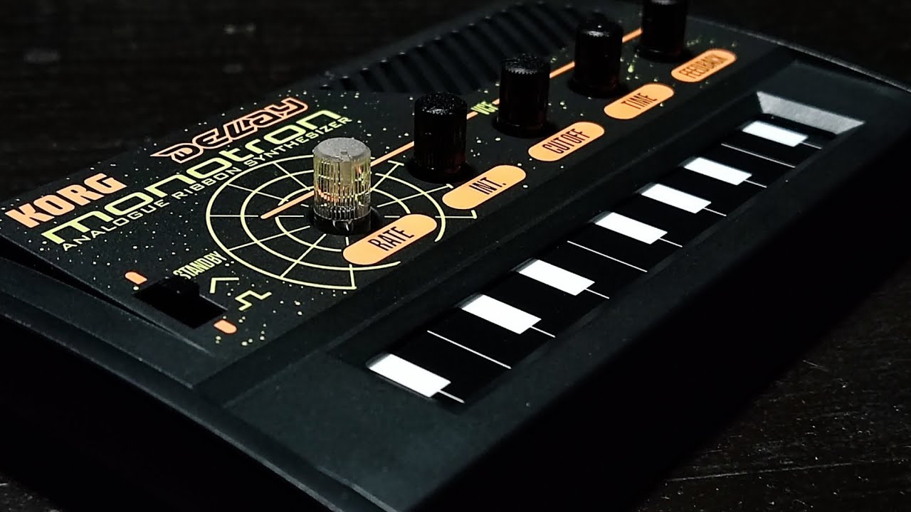 KORG | Space Delay Monotron Analogue Ribbon Synthesizer - YouTube