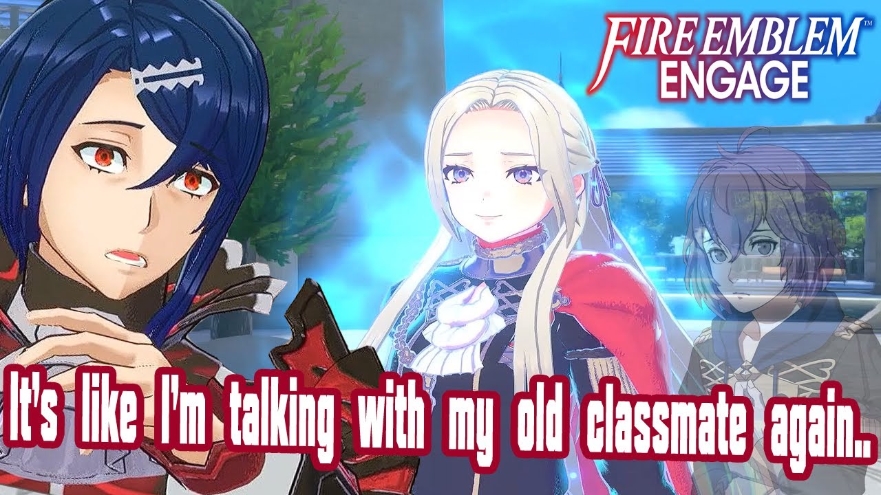 Fire Emblem Engage - Alcryst and Edelgard Bond supports - YouTube