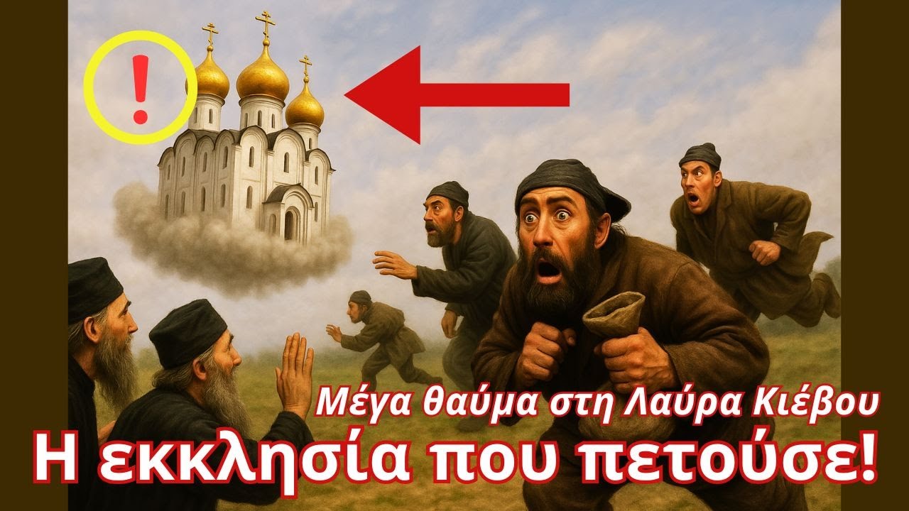 Η εκκλησία που πετούσε! μέγα θαύμα στη Λαύρα του Κιέβου - YouTube