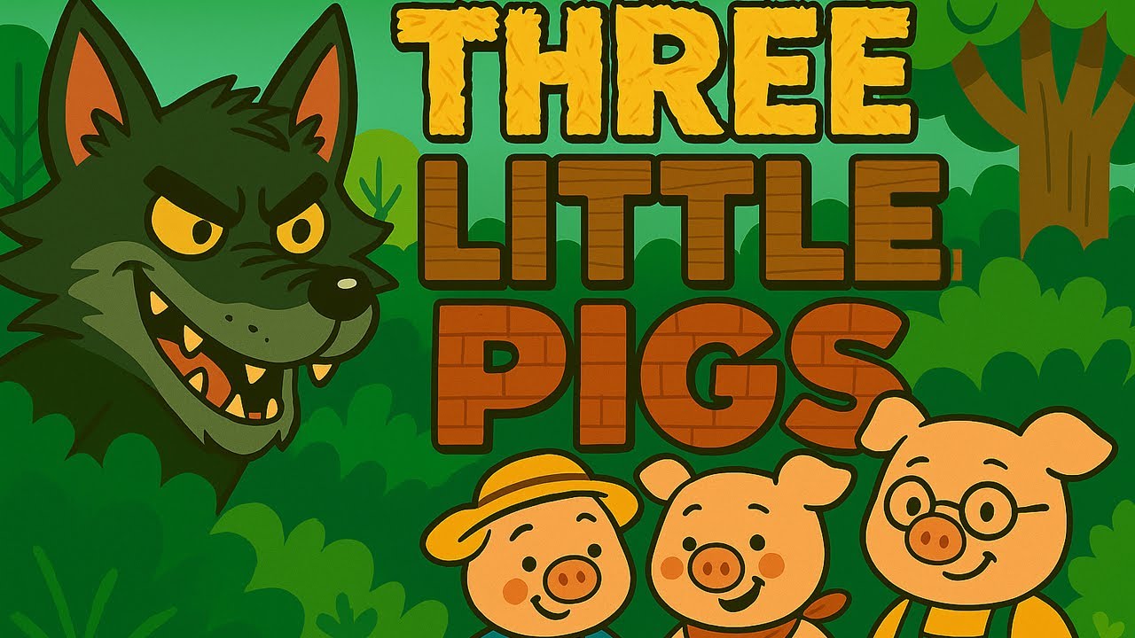 🐷 The Three Little Pigs and the Big Bad Wolf 🐺 | Musical Story for Kids ...