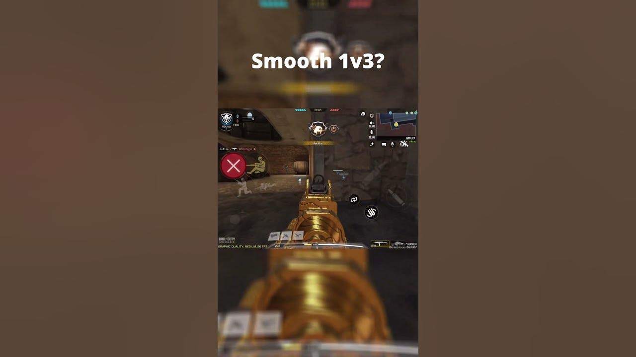 A clean 1v3 with uss-9 #codm #codmobile #callofdutymobile - YouTube