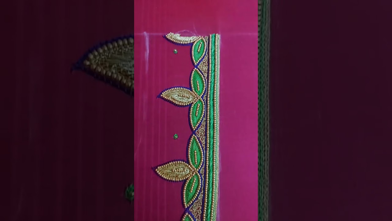 embroidery gale ki design | embroidery neck designs | hath ki kadai ke ...