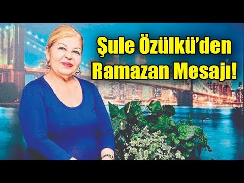 Siyasetçi iş kadını Şule Özülkü ramazan ayı dolayısıyla mesaj yayımladı