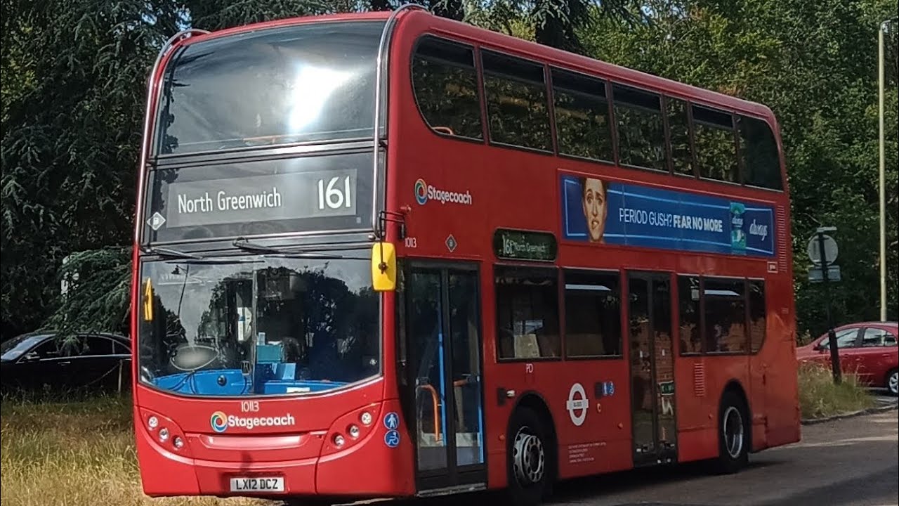FULL ROUTE VISUAL | Route 161 - North Greenwich to Chislehurst, War ...