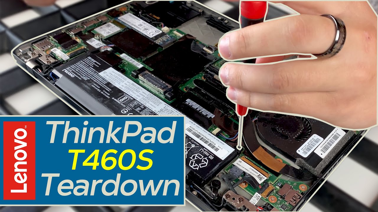 Lenovo ThinkPad T460S Teardown - Akku, Display, RAM, Lüfter tauschen ...