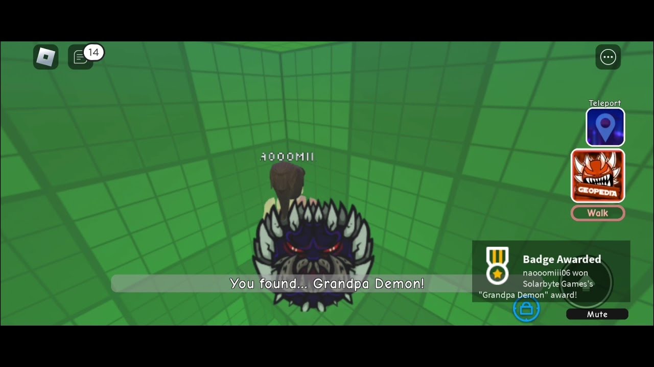 How to find Grandpa Demon in Find the Geometry Dash Difficulties | Zone ...