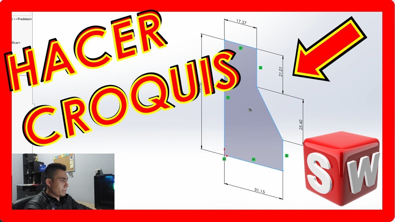 🔴 SOLIDWORKS 14 - Como Hacer un Croquis Parte 2 - YouTube