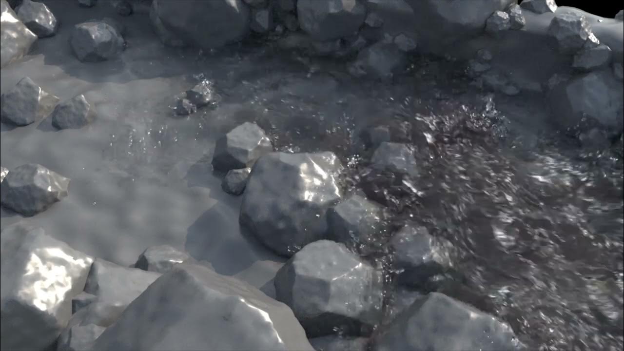 Houdini-River simulation - YouTube